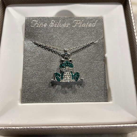 Kohl's | Jewelry | Silver Plated Sparkly Frog | Poshmark
